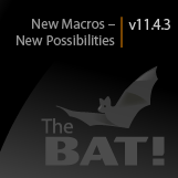 New macro set in The Bat! v11.4.3
